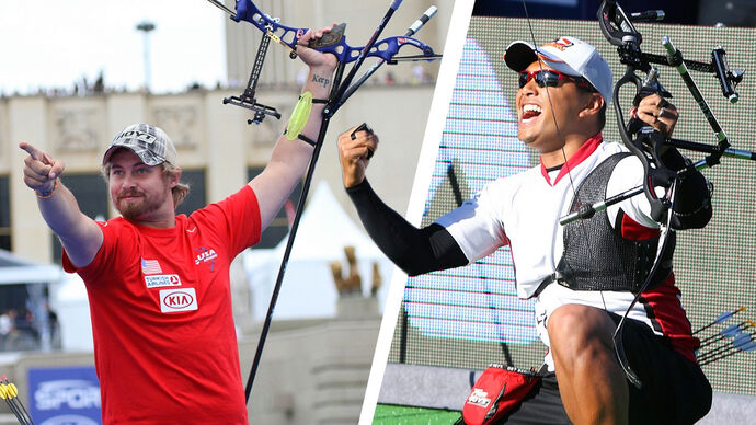 Head to head archery: Crispin DUENAS versus Brady ELLISON | World Archery