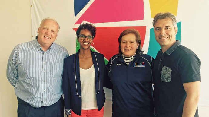 Colombian ICECP graduate visits World Archery HQ | World Archery