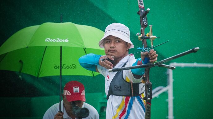 Riau Ega Agatha: The archer who upset the Olympic favourite | World Archery